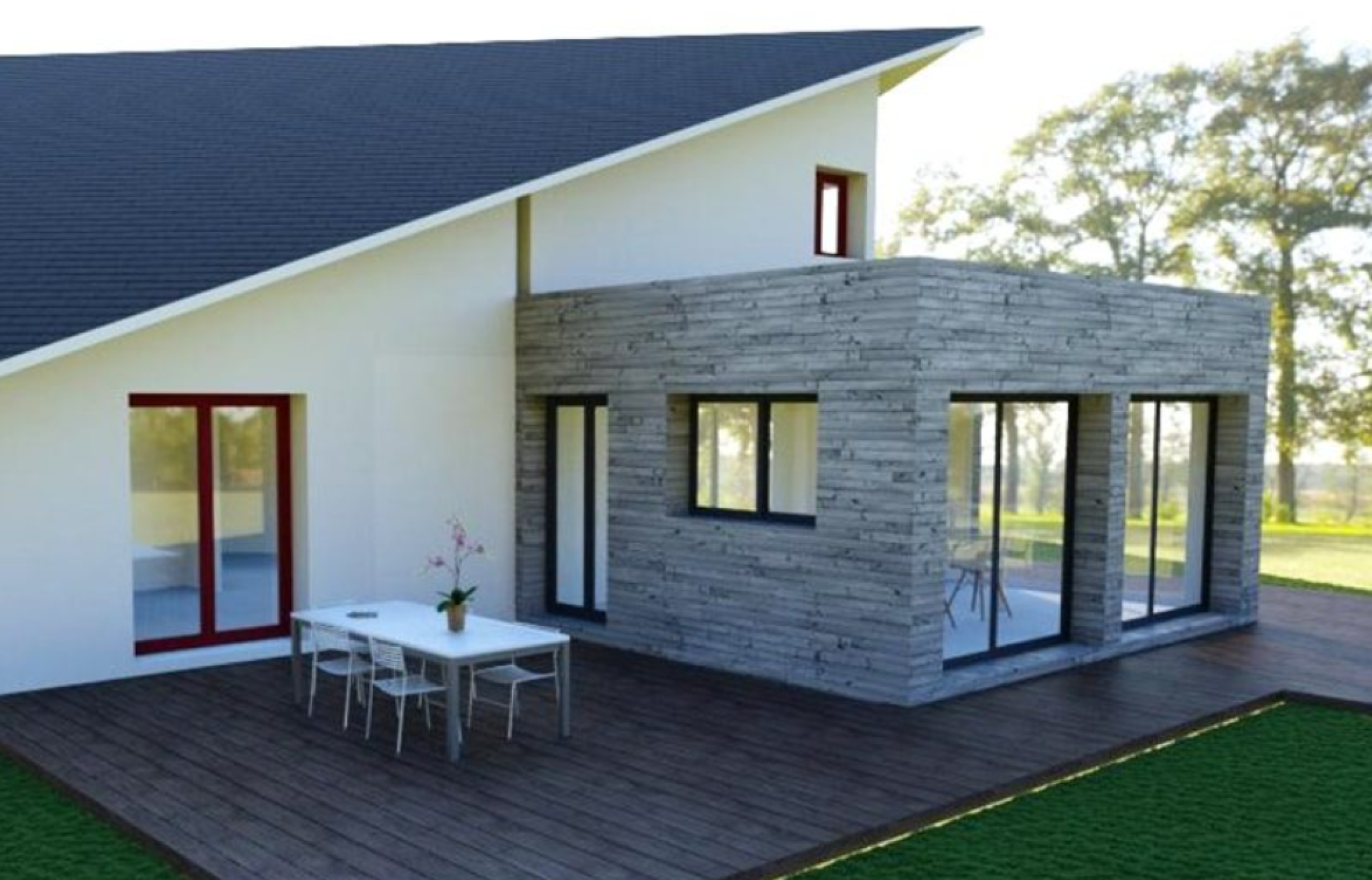 Extension maison contemporaine : comment espacer et moderniser votre ...