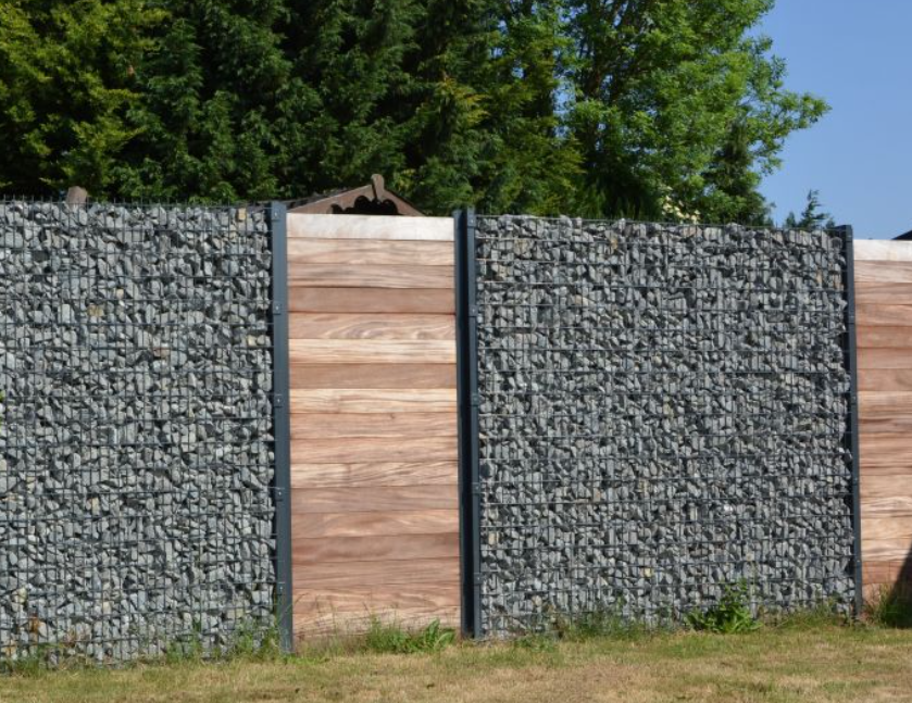 Cloture gabion et composite : un décor original et contemporain