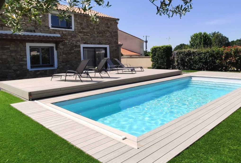 Terrasse mobile piscine fait maison : étapes de la réalisation