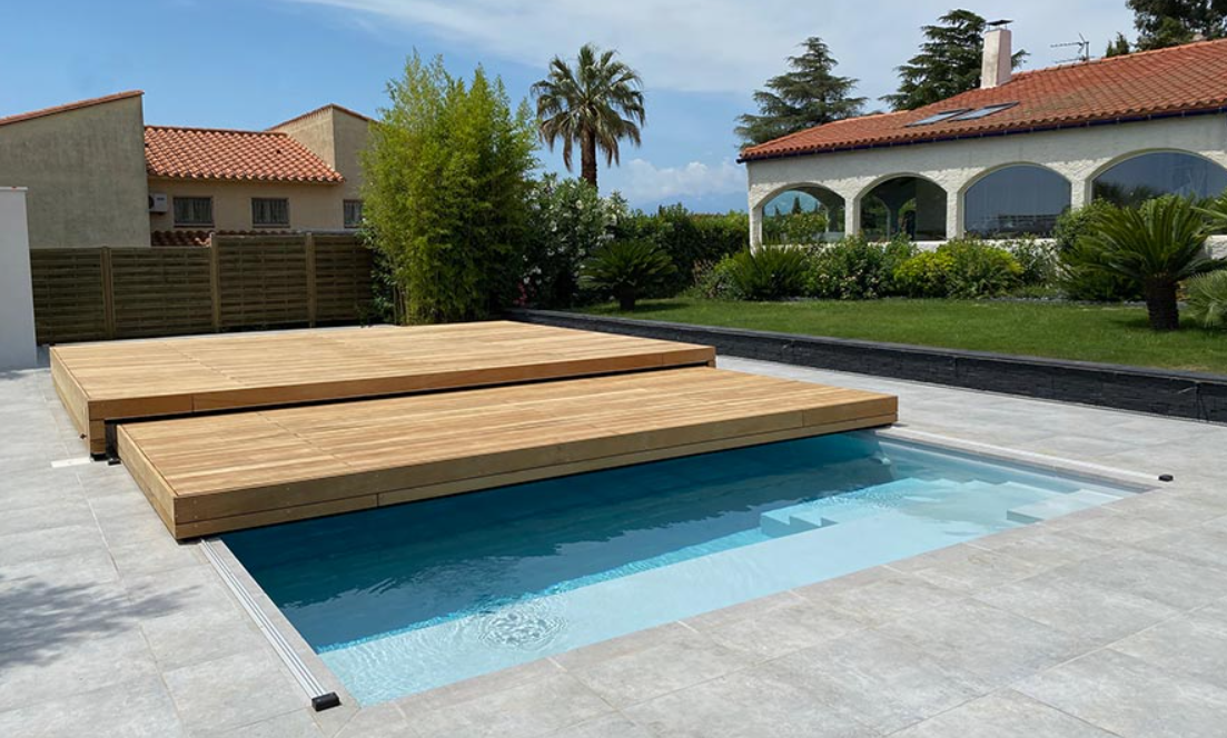 Terrasse mobile piscine fait maison : étapes de la réalisation